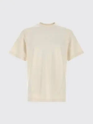 THE ROW Short-sleeved Cotton T-shirt With Crew Neck And Dropped Shoulders