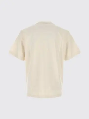 THE ROW Short-sleeved Cotton T-shirt With Crew Neck And Dropped Shoulders
