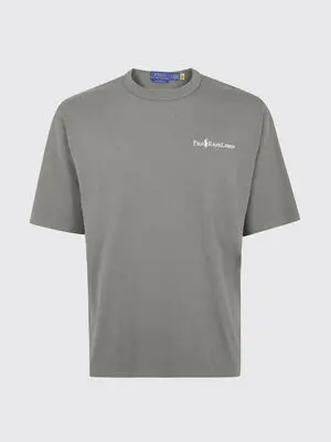 Polo Ralph Lauren Crewneck Cotton T-shirt With Contrast Logo - Green