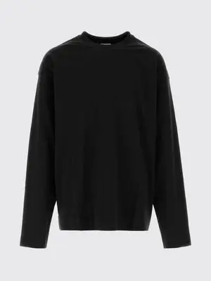 Dries Van Noten Relaxed Fit Long-sleeved Cotton T-shirt - Black