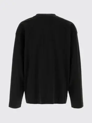Dries Van Noten Relaxed Fit Long-sleeved Cotton T-shirt - Black
