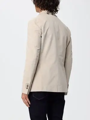 BROOKSFIELD Single-breasted Stretch-cotton Corduroy Blazer With Patch Pockets