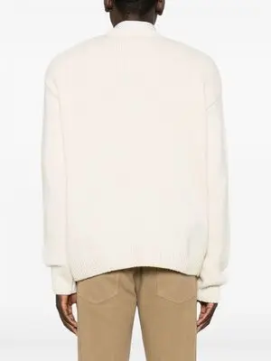 A.p.c. Ribbed Knit Crewneck Sweater
