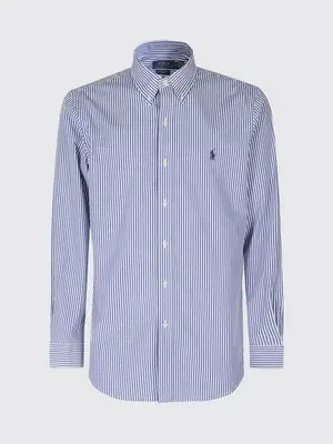 Polo Ralph Lauren Slim Fit Striped Stretch-cotton Shirt With Pony Logo - Blue 3