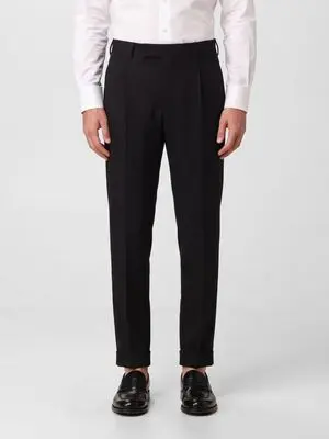 PT TORINO Slim Fit Tailored Trousers - Black