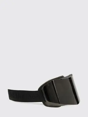 Balenciaga Nylon Mask Sunglasses With Logo And Adjustable Strap Black