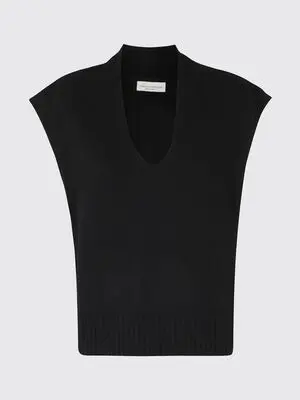 ROBERTO COLLINA V-neck Ribbed Waistcoat