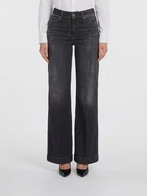 Liu Jo High-waisted Flared Jeans In Stretch Denim