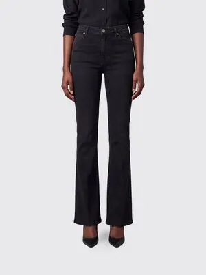 Pinko Mid-rise Flared Stretch Denim Jeans - Black