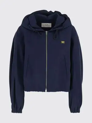 Celine Hooded Full Zip Sweatshirt