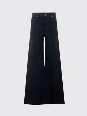 Khaite Dane High-waisted Wide-leg Jeans - Black
