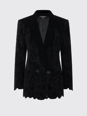 Balmain Embroidered Velvet Blazer