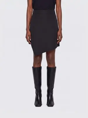 VIVIENNE WESTWOOD High-waisted Asymmetrical Cotton Mini Skirt