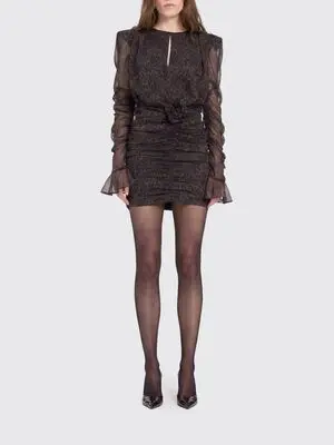 ROTATE BY BIRGER CHRISTENSEN Leopard Print Crêpe Mini Dress