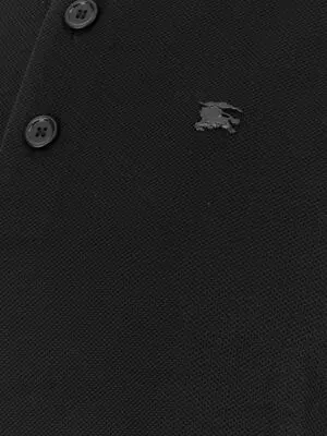 Burberry Polo Shirt In Cotton Piqué With Embroidered Ekd Logo