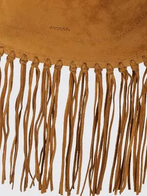 Isabel Marant Étoile Suede Shoulder Bag With Fringe - Brown