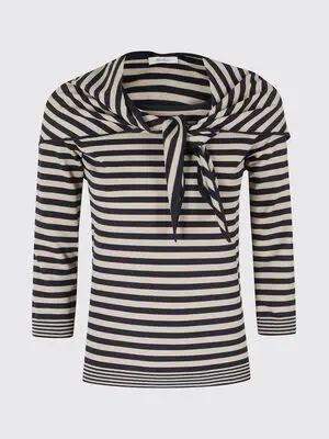 Max Mara Knotted Shawl Sweater - Grey