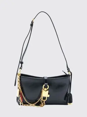 Dolce & Gabbana Shoulder Bag With Gold Tone Accents