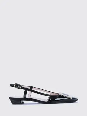 ROGER VIVIER Slingback Ballerina Flats With Buckle Detail