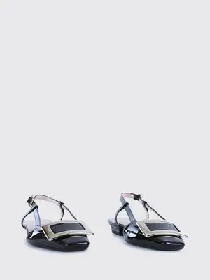 ROGER VIVIER Slingback Ballerina Flats With Buckle Detail
