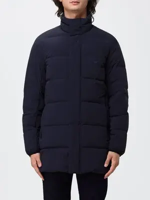 Emporio Armani Knee-length Water-repellent Quilted Down Jacket