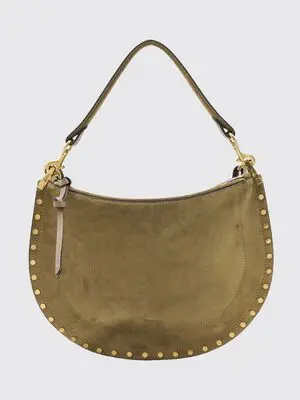 Isabel Marant Étoile Isabel Marant Studded Suede Shoulder Bag Grey