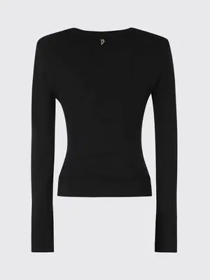 DONDUP Slim Fit Crewneck Jumper With Padded Shoulders