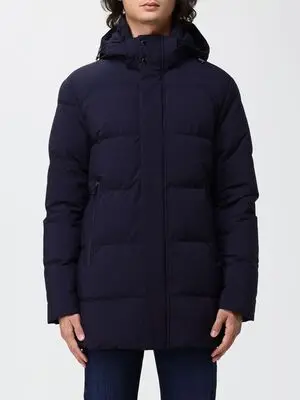 Paul & Shark Quilted Down Jacket With Hood