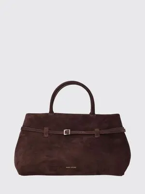 Manu Atelier Suede Handbag - Brown