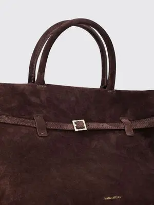 Manu Atelier Suede Handbag