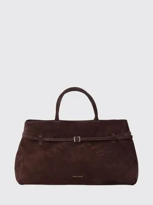 Manu Atelier Suede Handbag - Brown