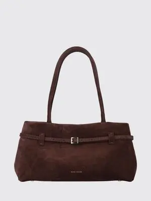 Manu Atelier Suede Handbag - Brown