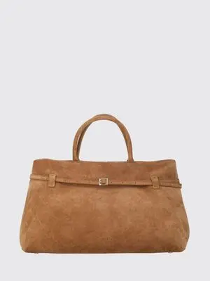 Manu Atelier Suede Handbag - Brown