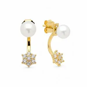 BELINDA JEWELZ Valerie Pearl Drop Studs