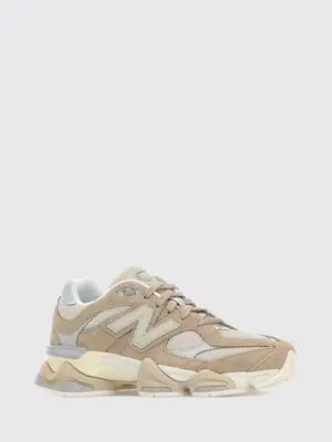 NEW BALANCE Suede And Mesh Trainers - Beige
