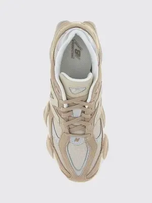 NEW BALANCE Suede And Mesh Trainers - Beige
