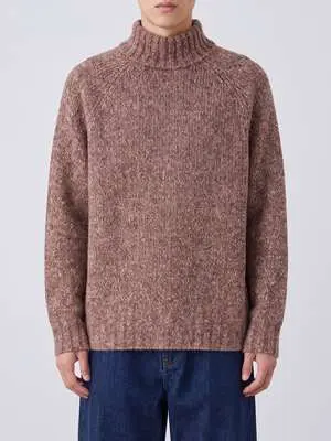 Brunello Cucinelli BRUNELLO CUCINELLI Slim Fit Cashmere & Silk Jumper Brown