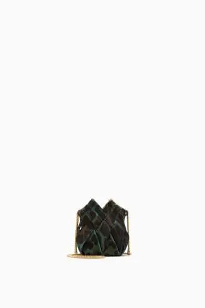Ulla Johnson Charlotte Mini Crossbody Bag - Emerald Leopard