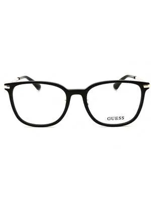 Guess Eyeglasses Round Frame, Full Rim, Acetate Construction - Dark Havana/clear Demo Lens
