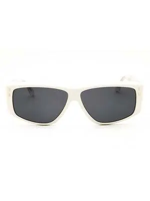 Isabel Marant Étoile Rectangular Frame Sunglasses - Ivory/grey