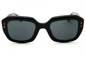Isabel Marant Étoile Oval Silhouette Sunglasses - Black/grey