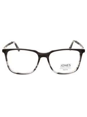 Jones New York J537 Rectangular Full Rim Acetate Eyeglasses - Grey Gradient