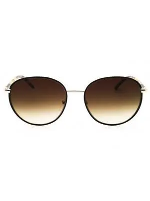 Longchamp Round Metal Frame Sunglasses