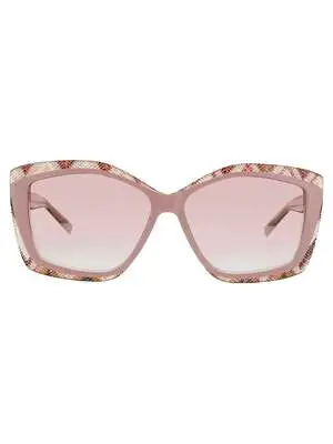 Missoni Cat Eye Sunglasses - Pink Pattern - Rose Gradient