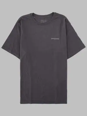 Patagonia P-6 Logo Graphic T-shirt - Charcoal