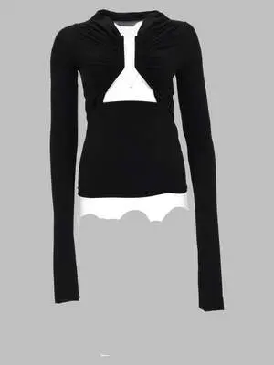Rick Owens Stretch Nylon Long Sleeve T-shirt