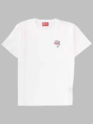 DIESEL® Regular Fit T-shirt With Stamp Logo