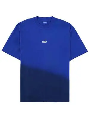 Hugo Classic Cotton T-shirt For In Mini Fit - Blue