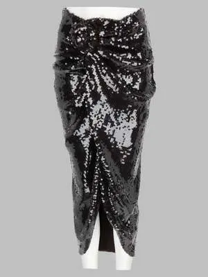 ROTATE BY BIRGER CHRISTENSEN Ribbed Stretch Mini Skirt