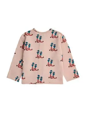 BOBO CHOSES Baby Dancing Giants All-over Print Sweatshirt - Pink